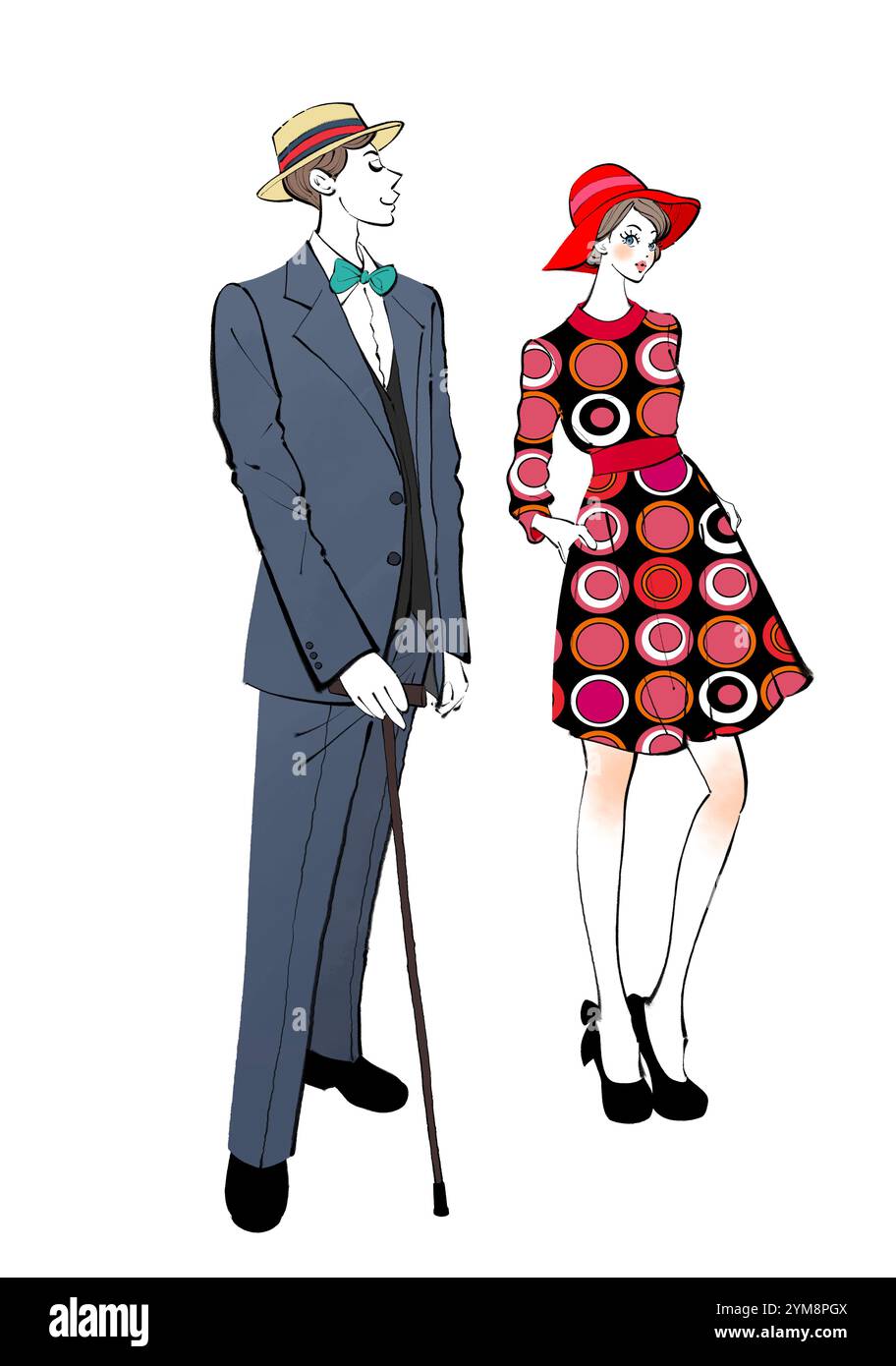 Standing man stick in Cut Out Stock Images & Pictures - Alamy