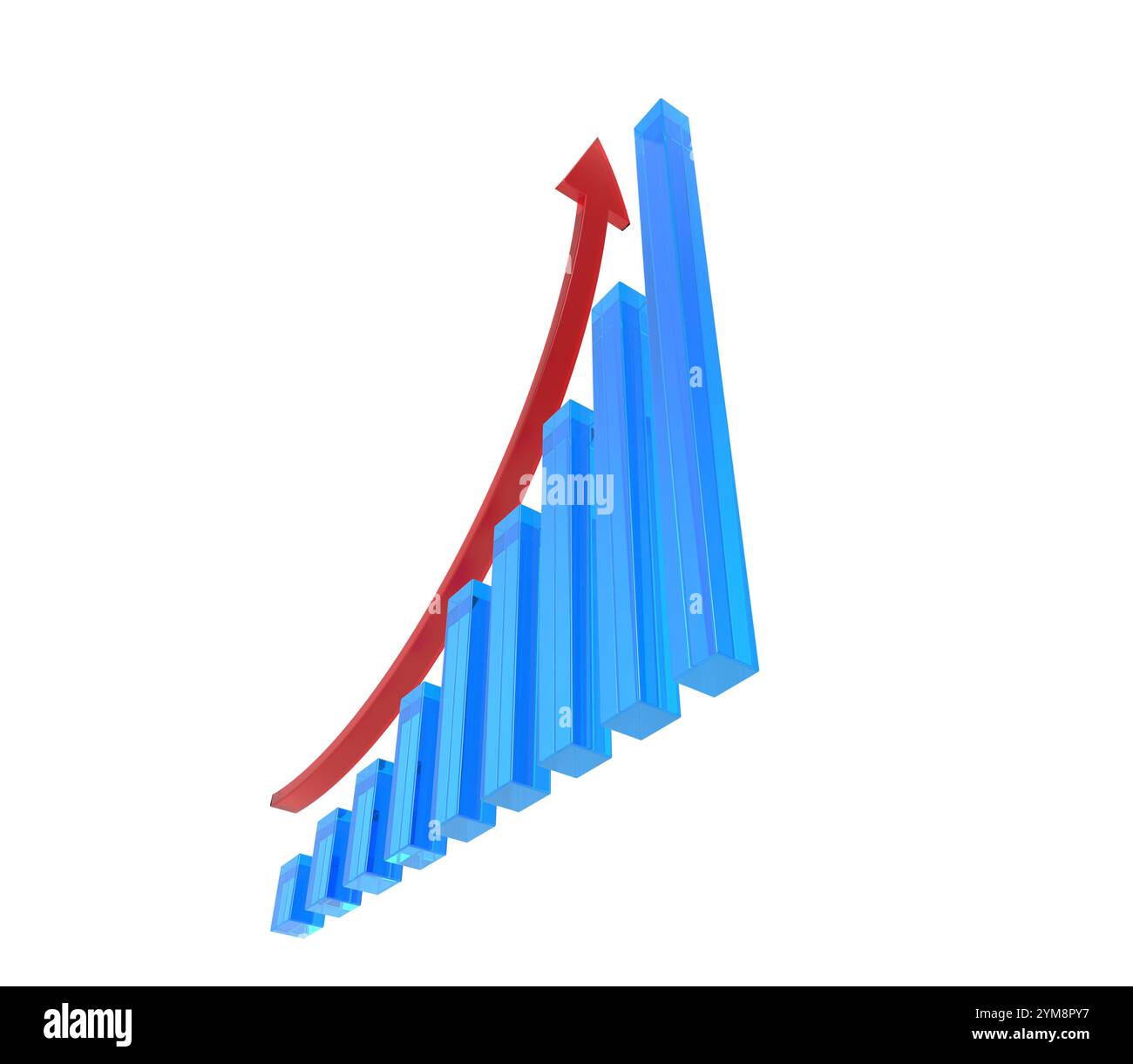 Arrows and graphs Stock Photo - Alamy