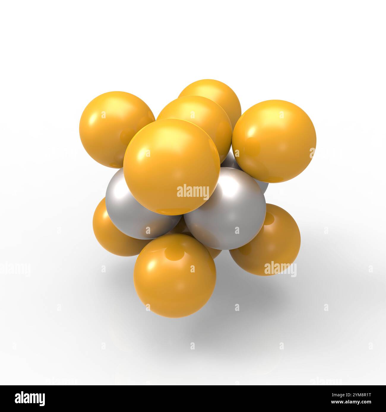 Face-centred cubic lattice Stock Photo - Alamy
