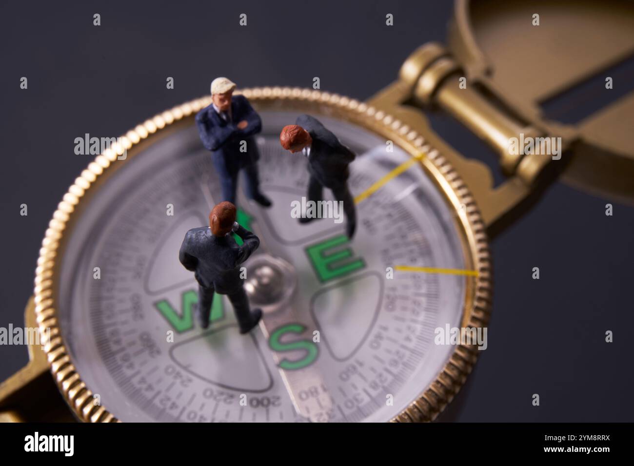 Miniature compass hi-res stock photography and images - Alamy