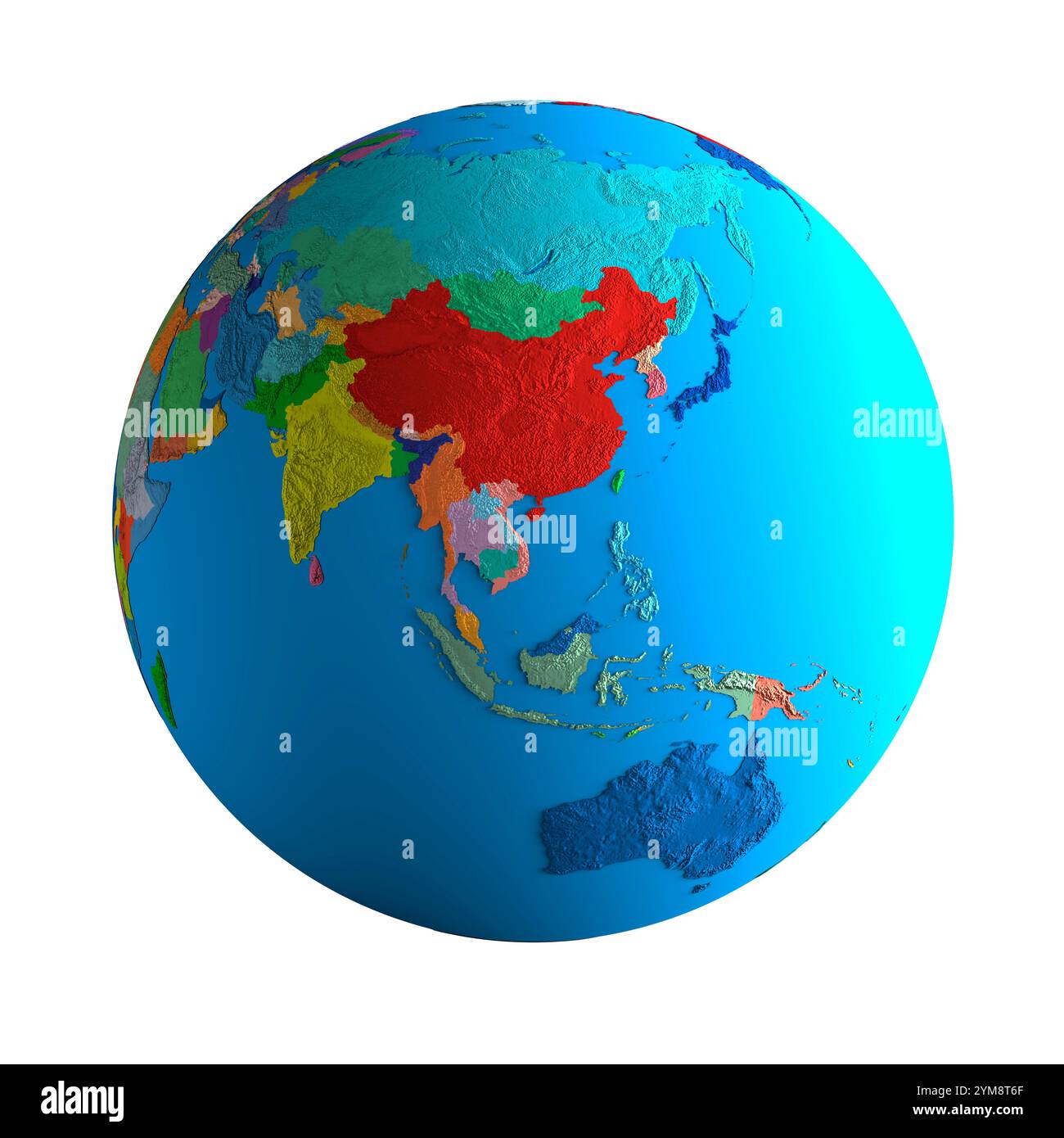 India solid map hi-res stock photography and images - Alamy