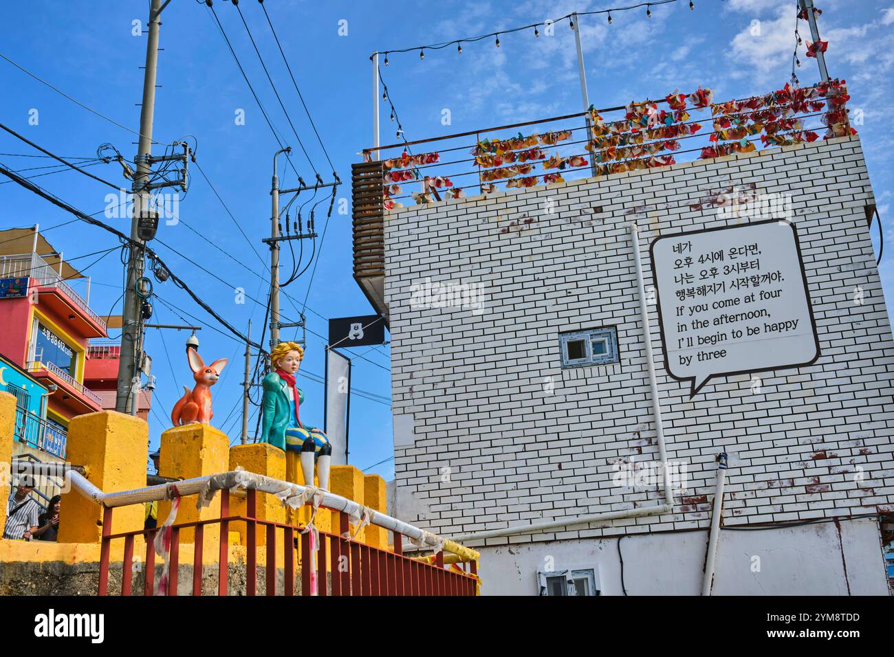 Sep 2024, Little Prince statue, Gamcheon Culture Village in Busan ...