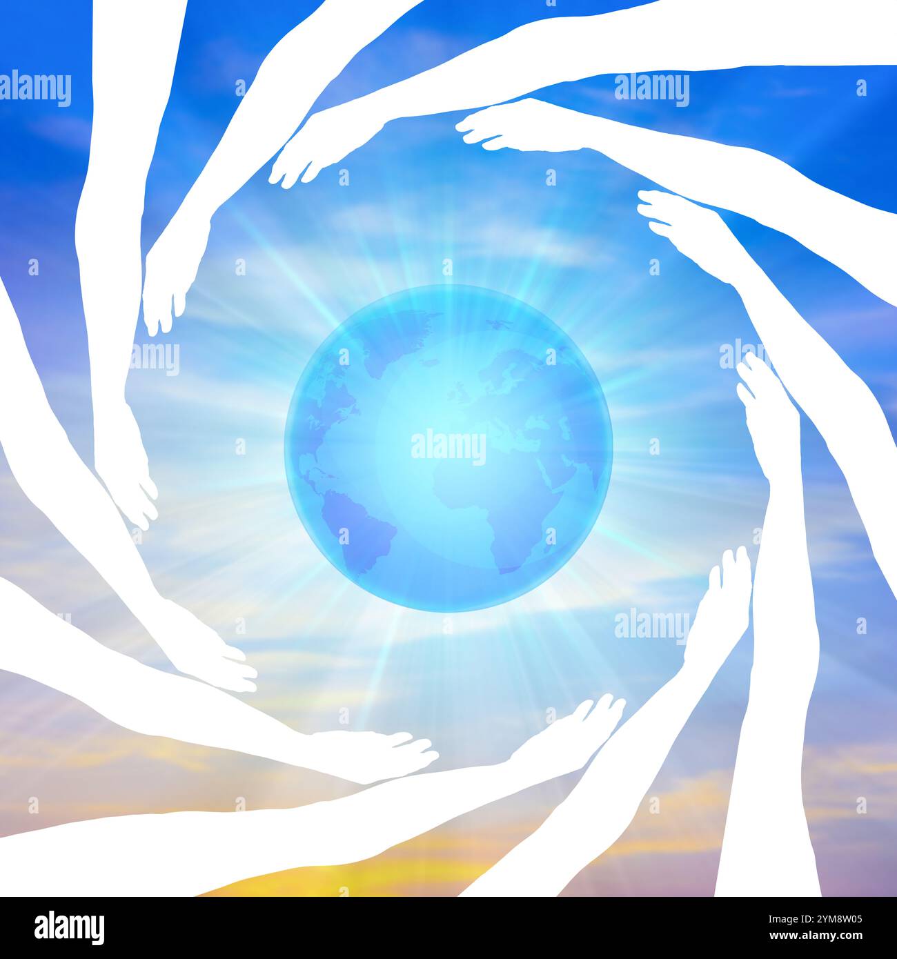 Earth unity graphics hi-res stock photography and images - Alamy