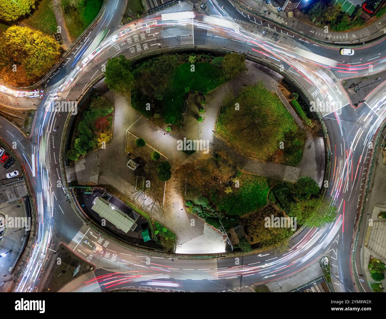 Five Ways Roundabout Stock Photo - Alamy