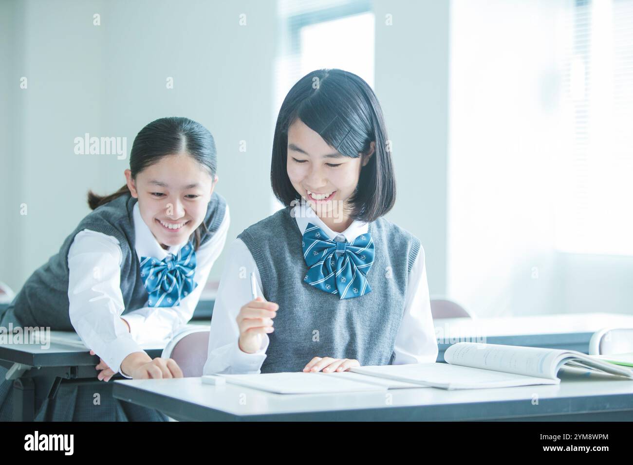 Female student studying Stock Photo - Alamy