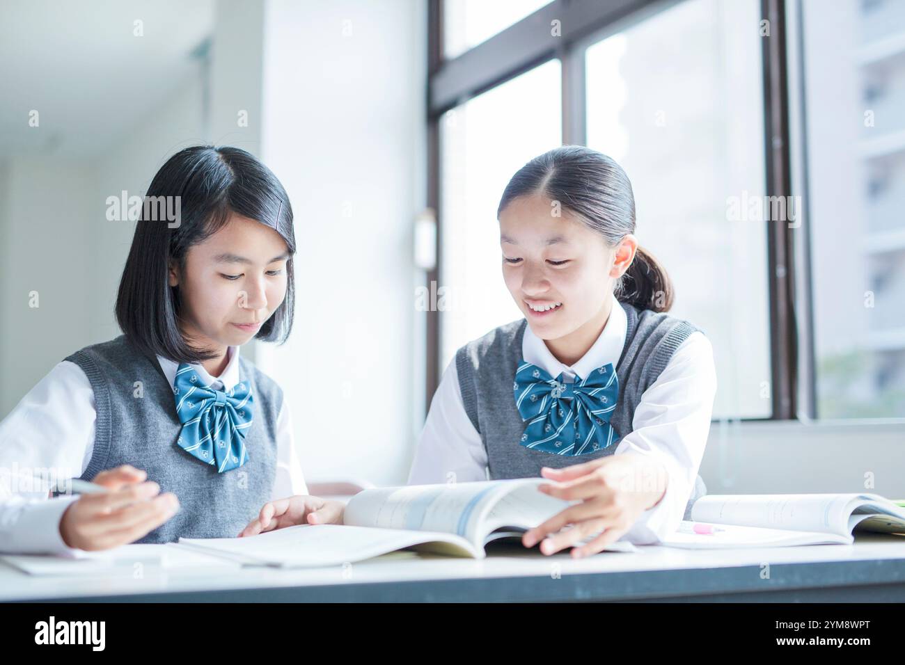 Female student studying Stock Photo - Alamy