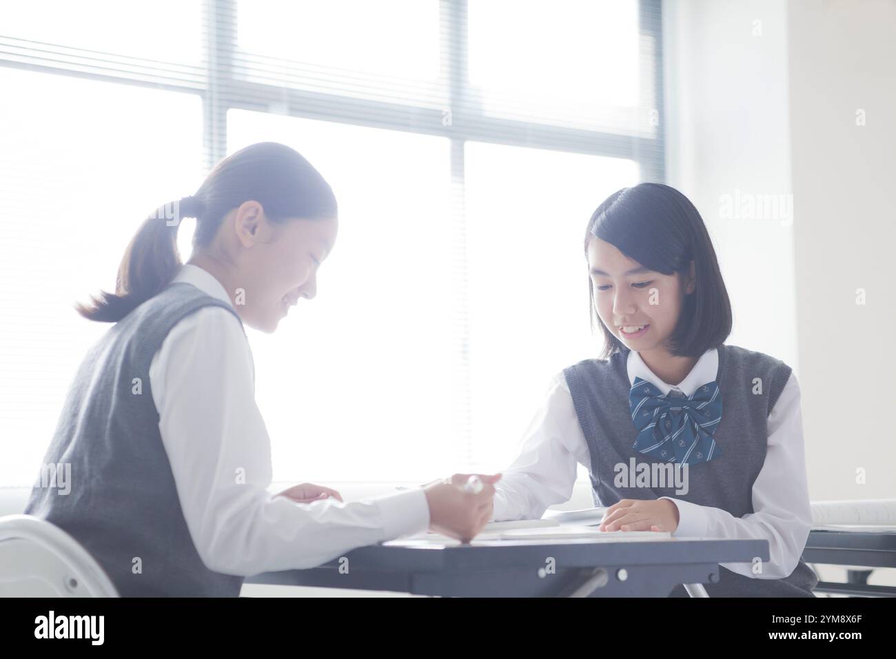 Female student studying Stock Photo - Alamy