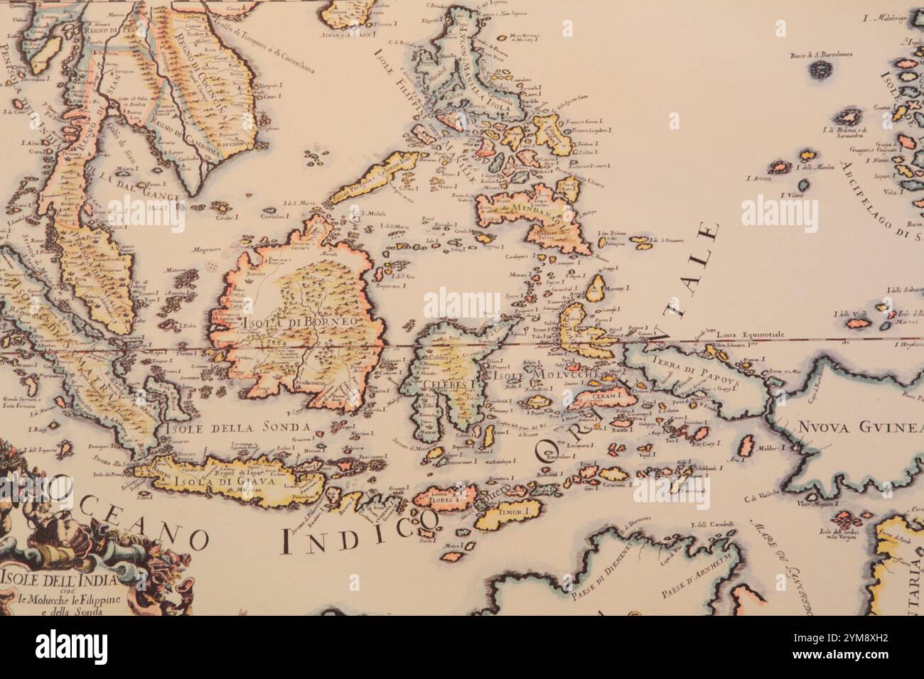 Old maps (Asia Stock Photo - Alamy