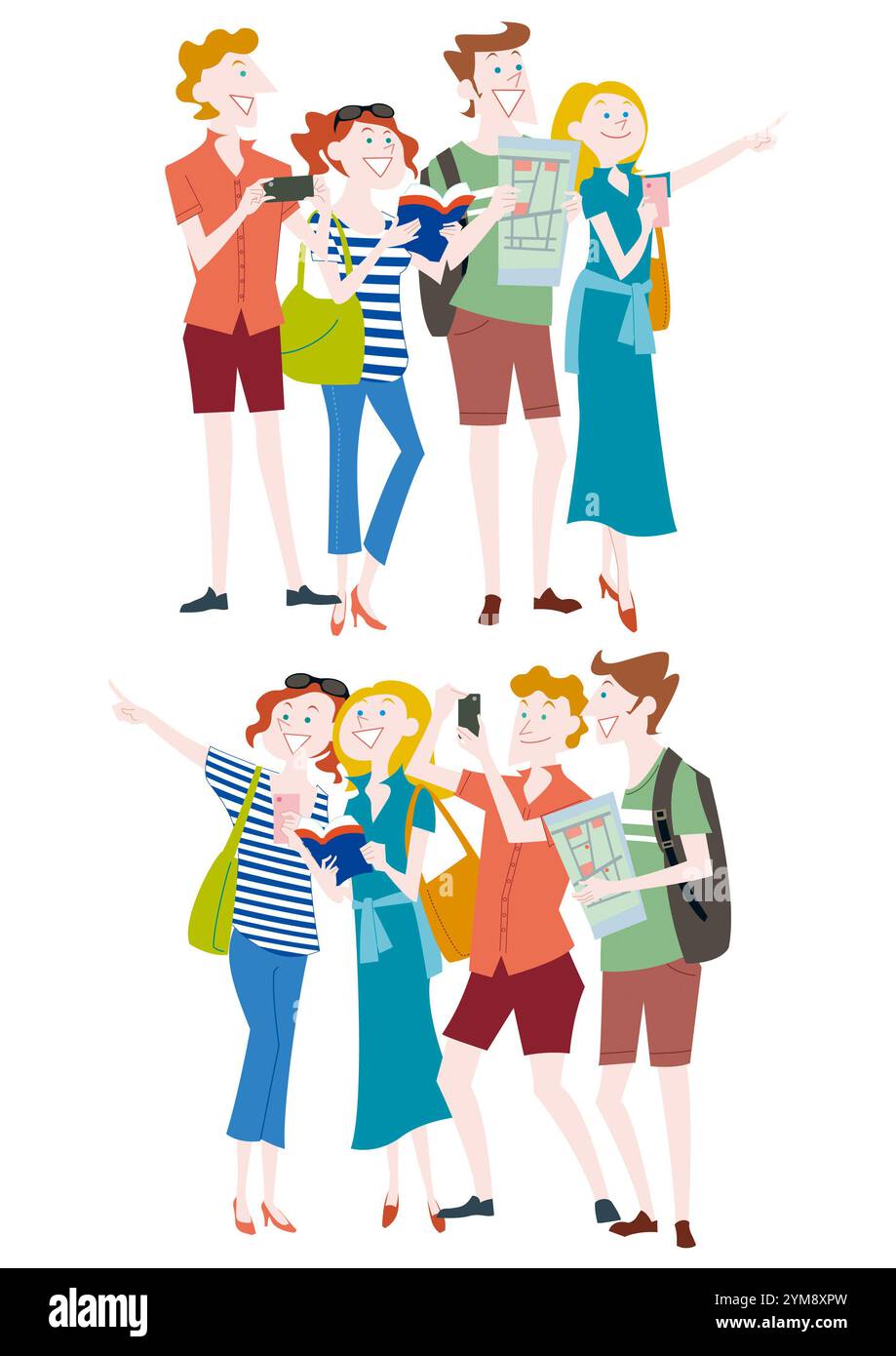 Group of people enjoying Cut Out Stock Images & Pictures - Alamy