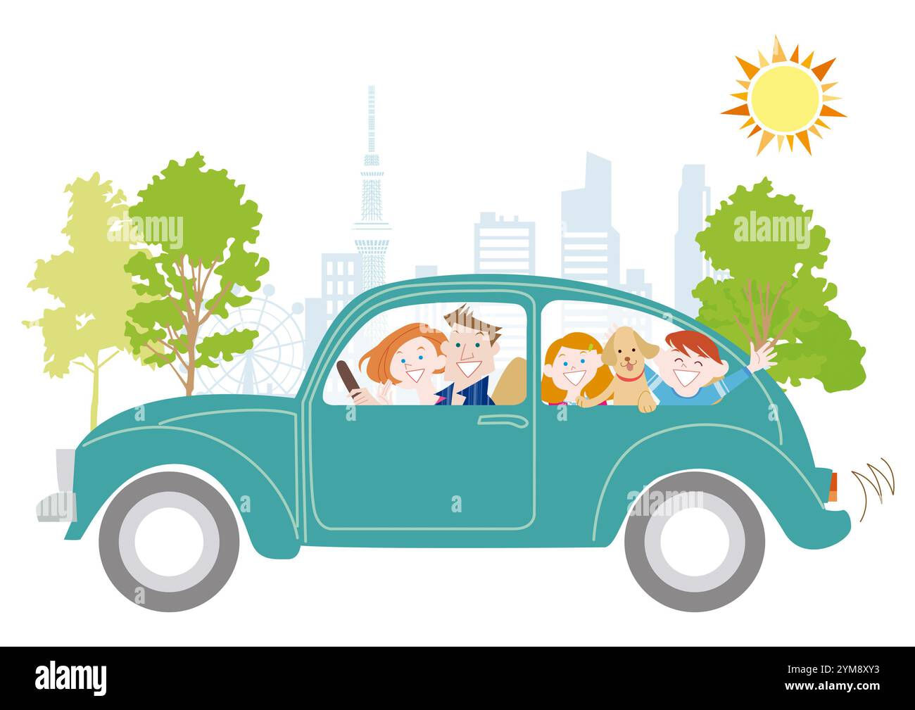 Animal driving Cut Out Stock Images & Pictures - Alamy