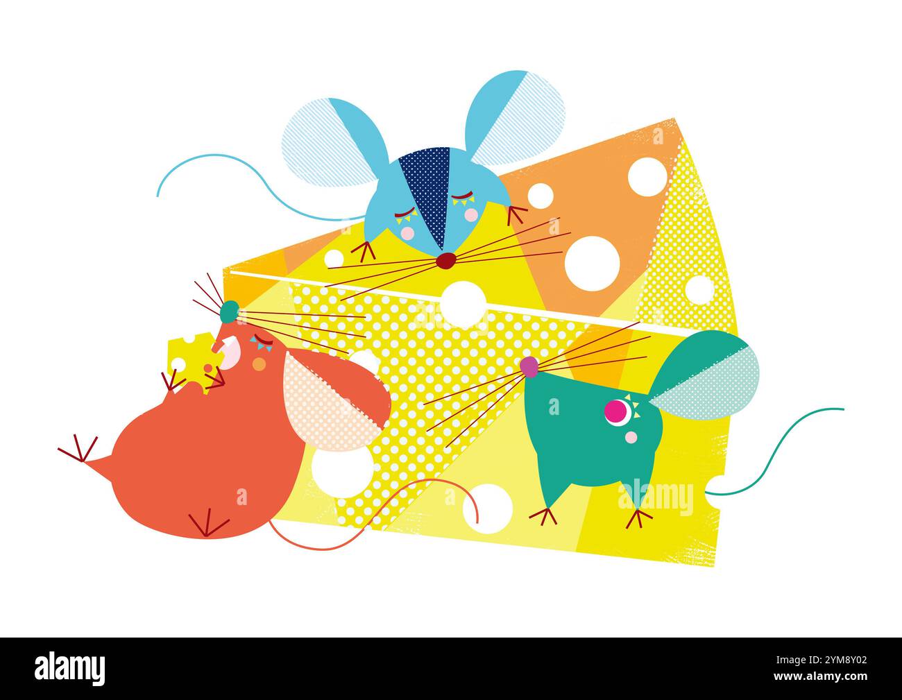 Eat cheese Cut Out Stock Images & Pictures - Alamy