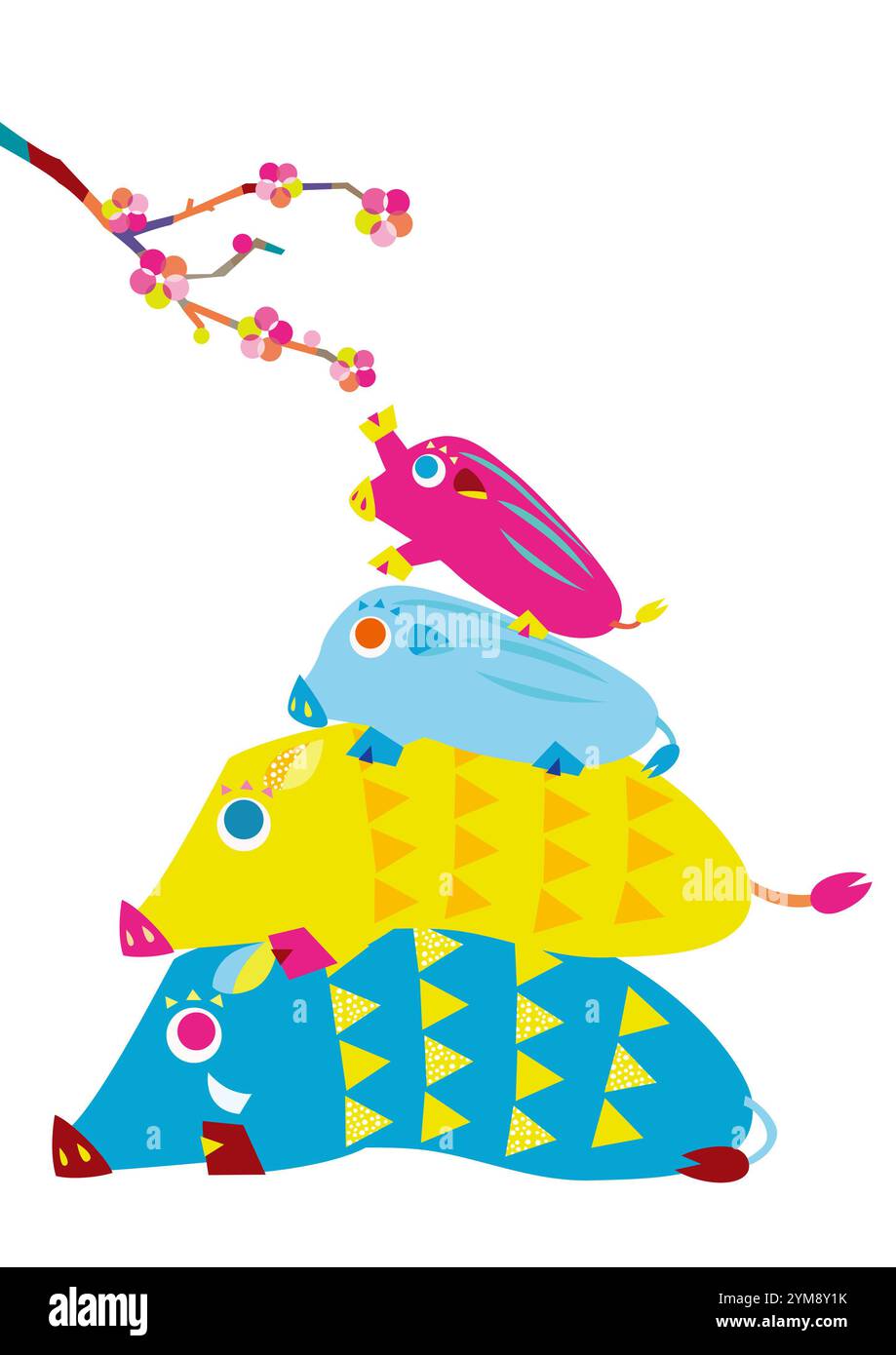 Year wild boar new hi-res stock photography and images - Alamy