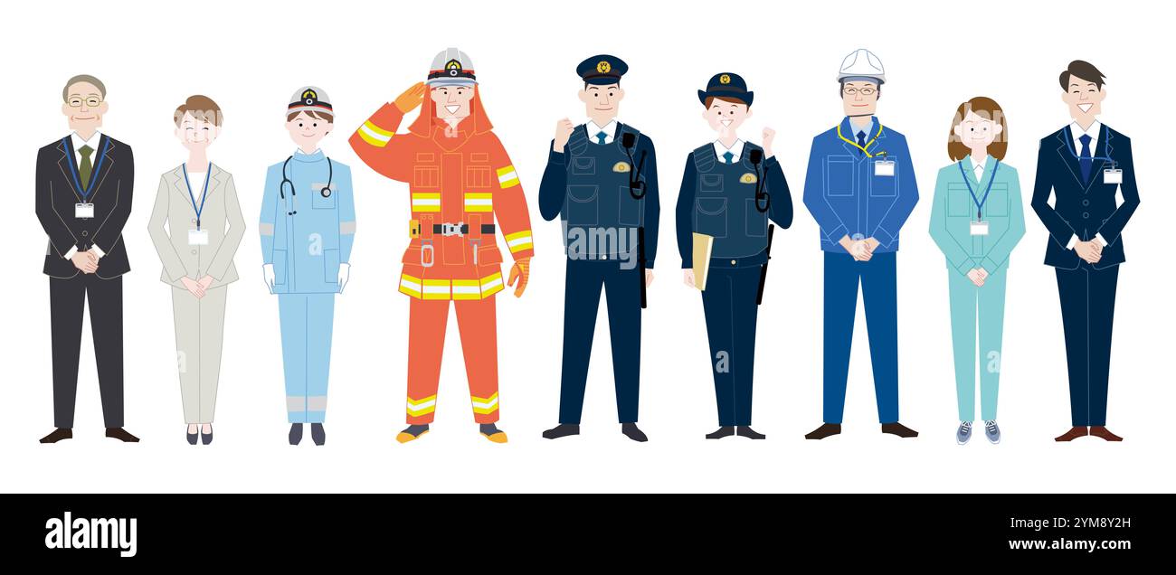 People working as public servants Stock Photo - Alamy