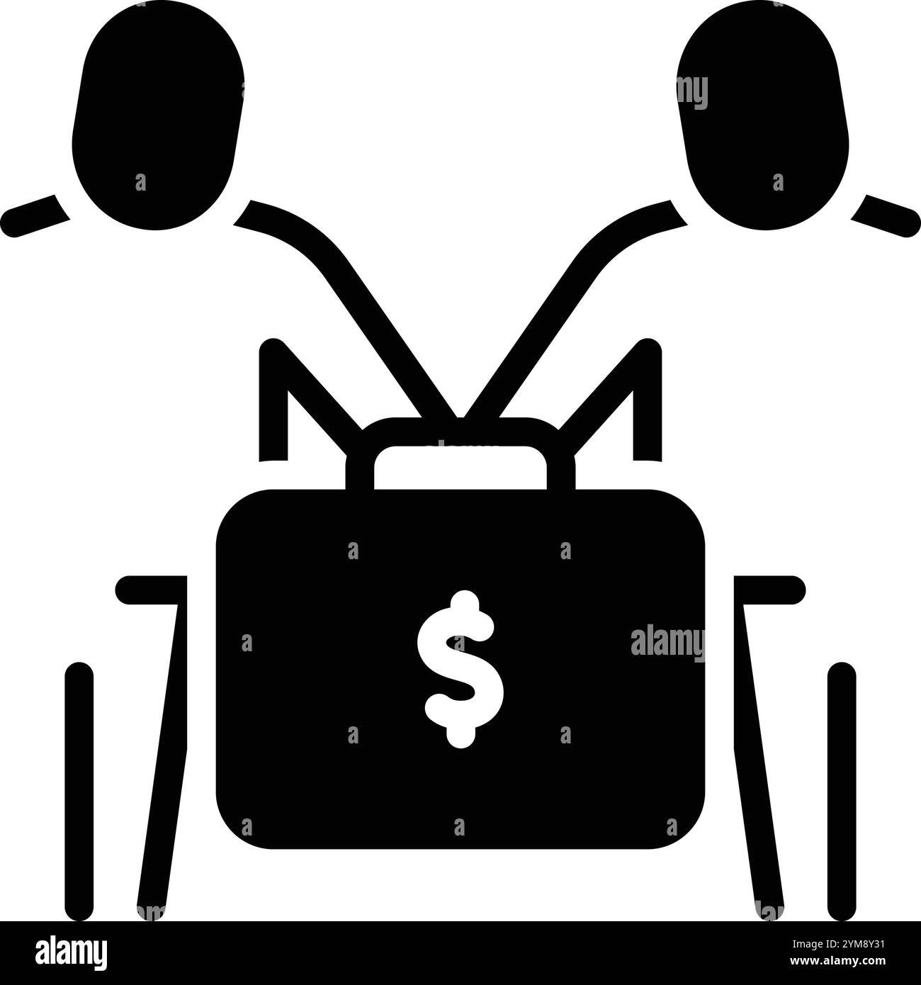 Bribery silhouette Stock Vector Images - Alamy