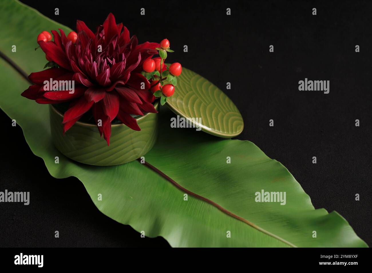 New Year flower arrangements Stock Photo - Alamy