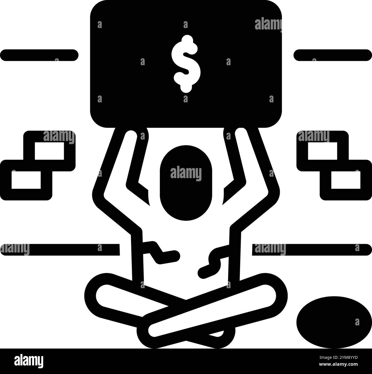 Icon for hungry money, greedy Stock Vector Image & Art - Alamy