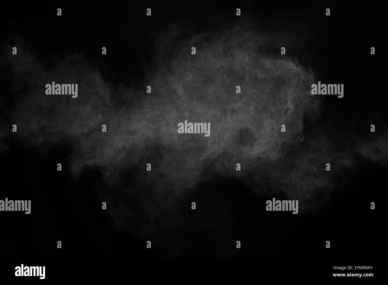 Powder Smoke on Black Background Stock Photo - Alamy
