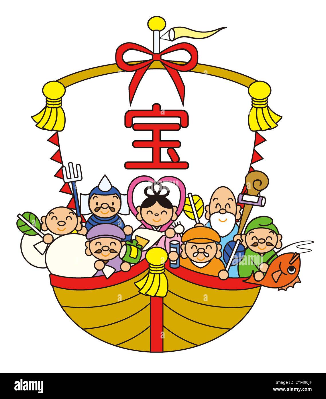 Chinese lucky gods hi-res stock photography and images - Alamy