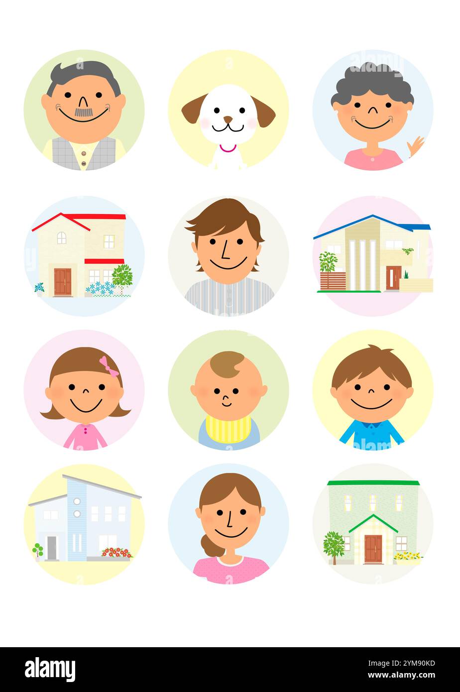 Front face building Cut Out Stock Images & Pictures - Alamy