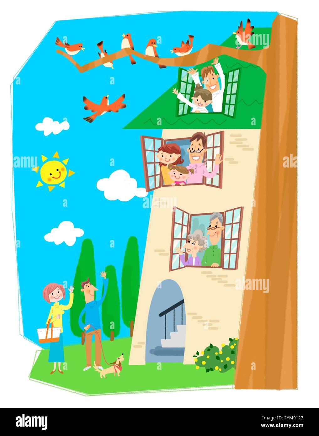 Neighbours neighbours Cut Out Stock Images & Pictures - Alamy