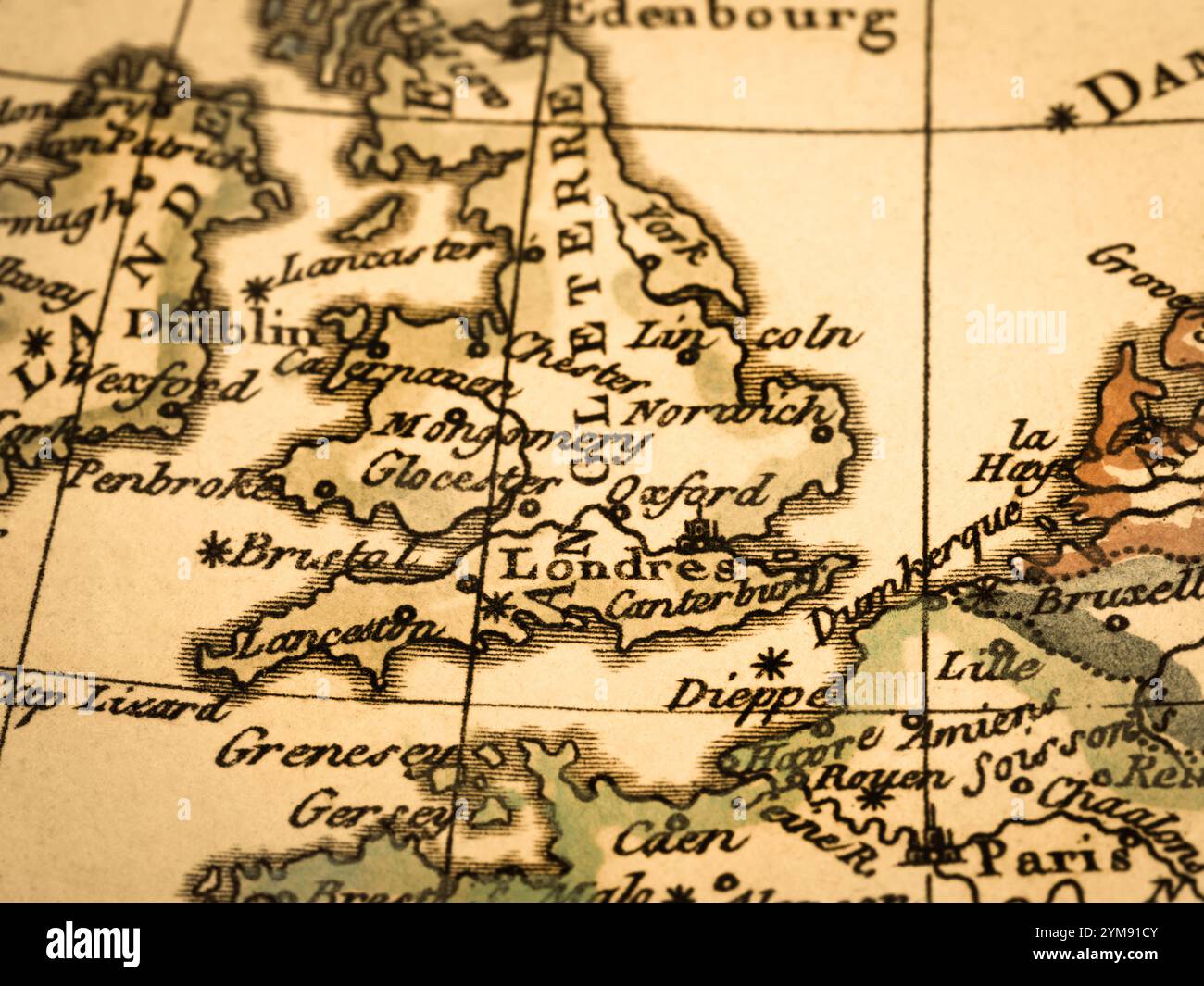 Strait of dover map hi-res stock photography and images - Alamy
