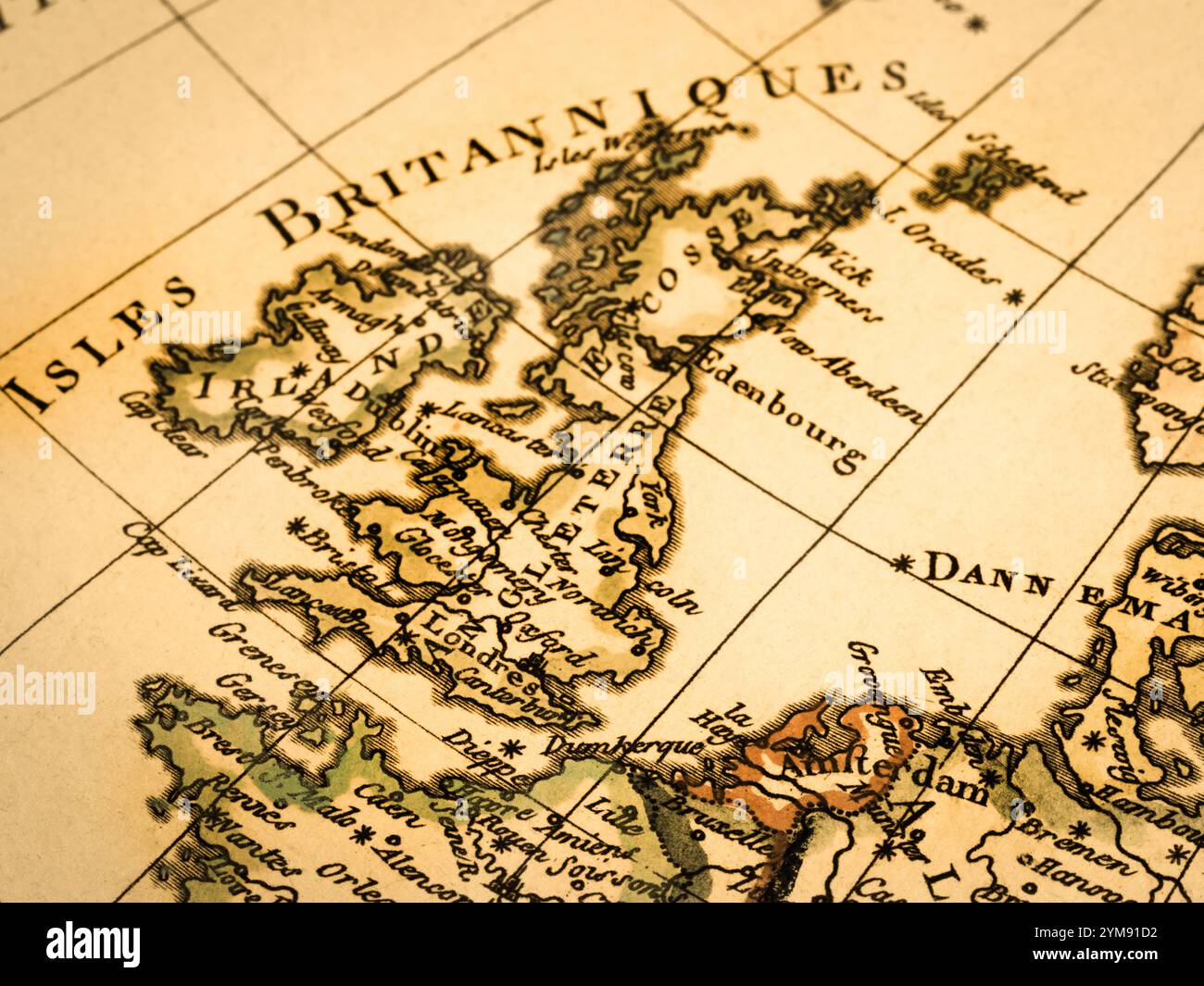 Maps of britain hi-res stock photography and images - Alamy