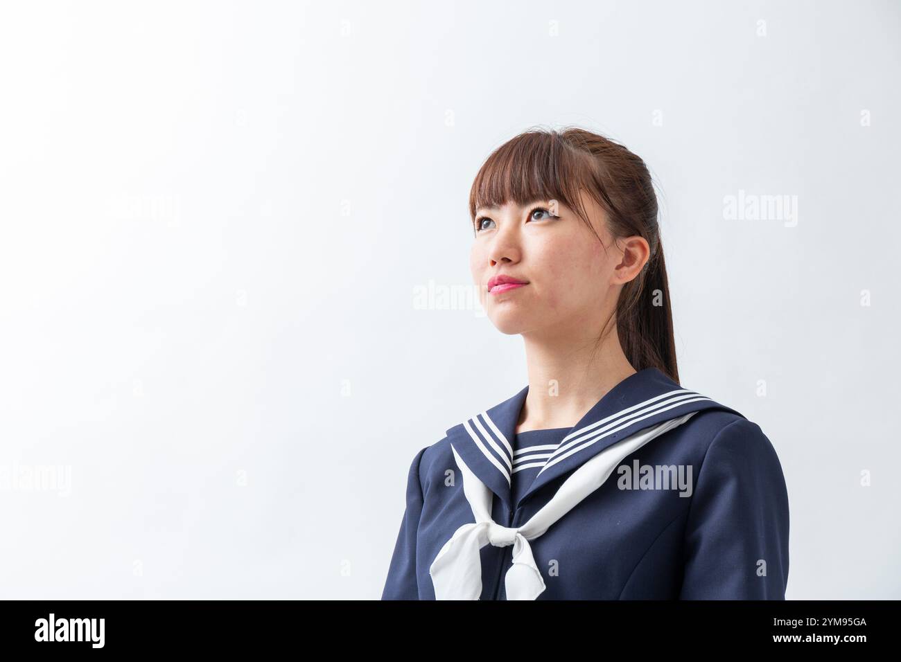 Japanese school uniform sailor hi-res stock photography and images - Alamy