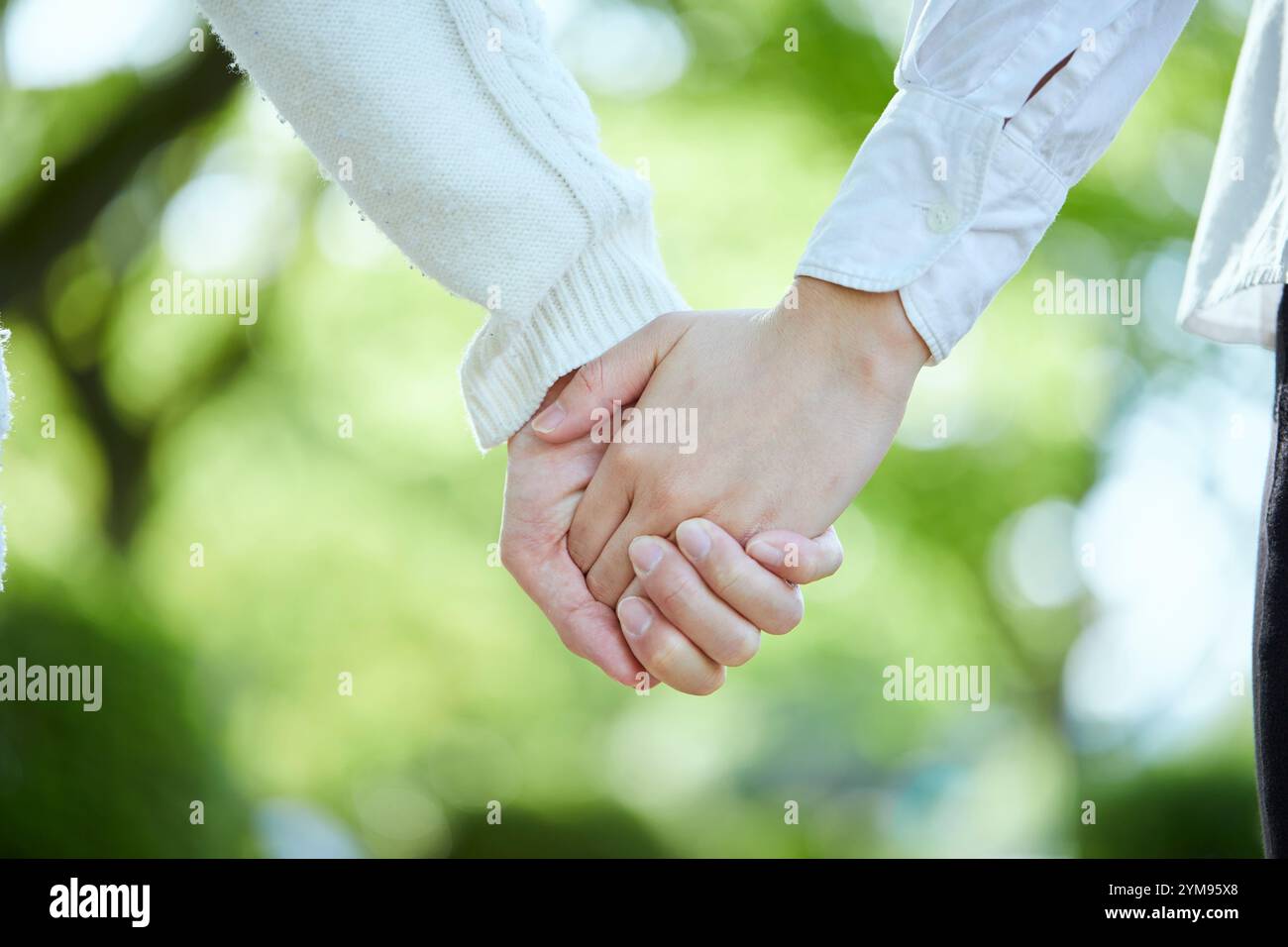 Woman hold hands up in hi-res stock photography and images - Alamy