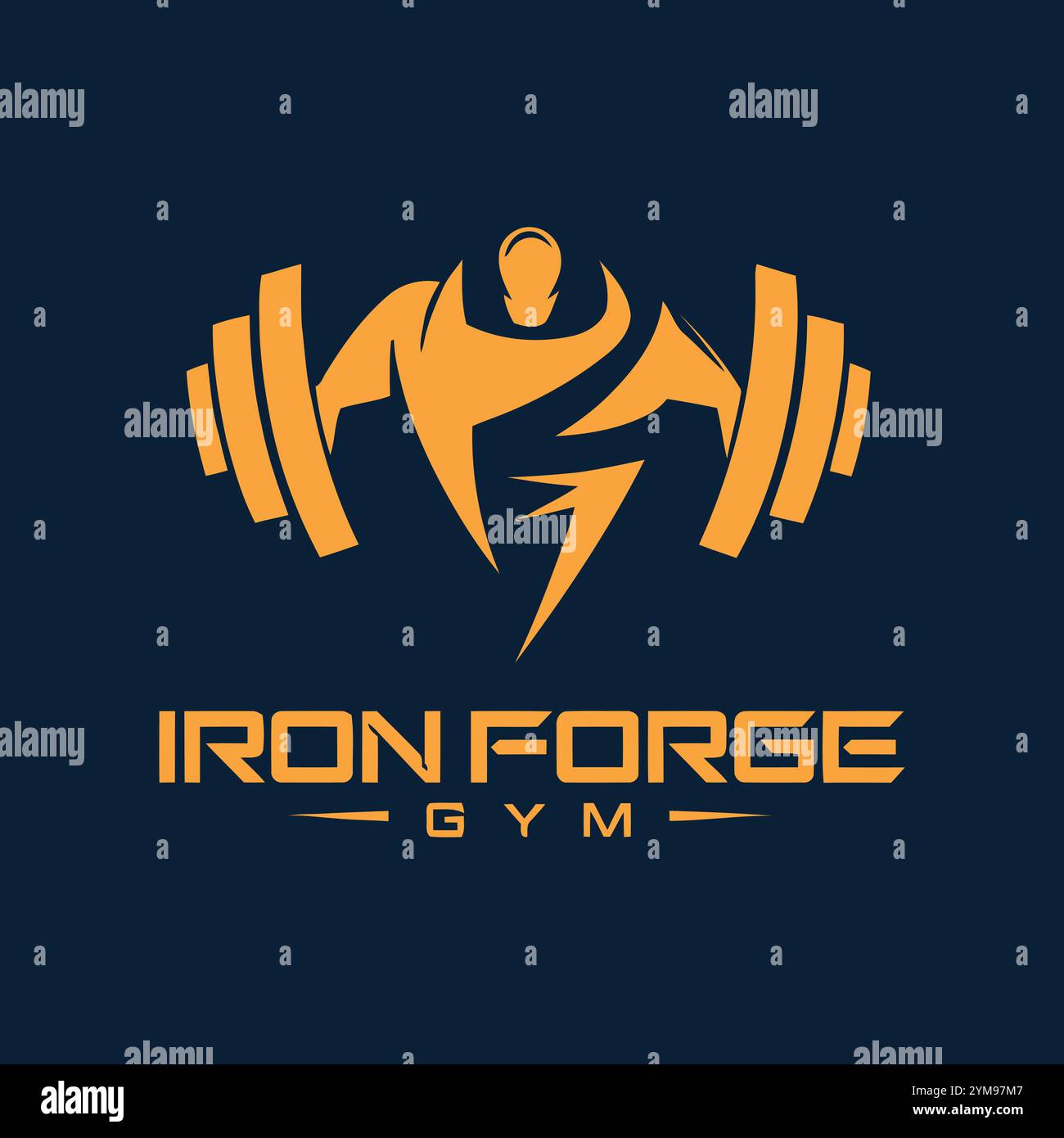 Gym logo, fitness logo, workout logo, gym branding logo, bodybuilding ...