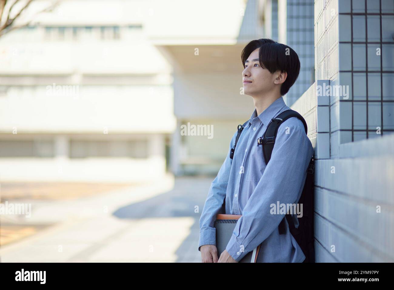 University campus and Japanese university student man Stock Photo - Alamy