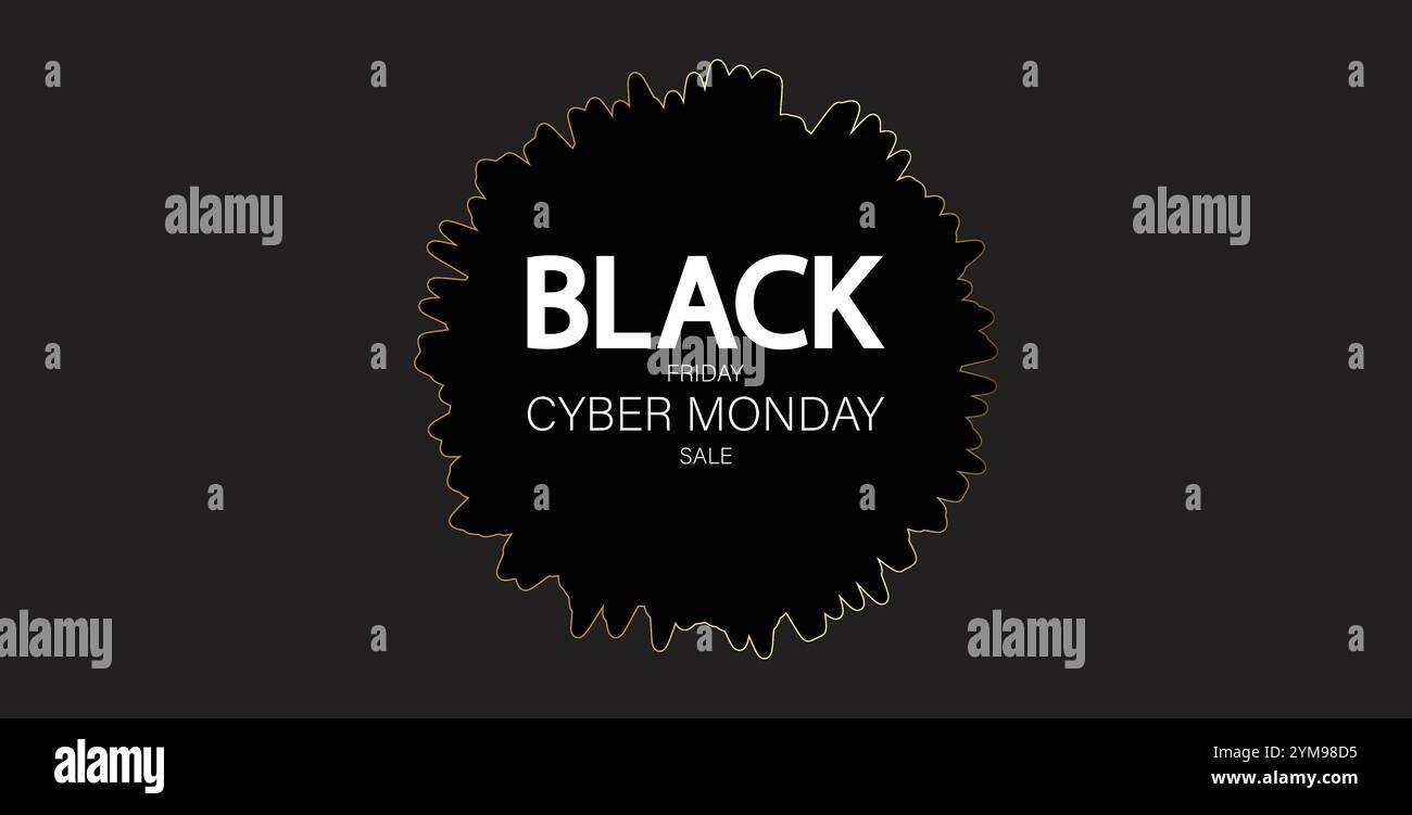 Classy Black Friday design with refined visuals and elegant text Stock ...