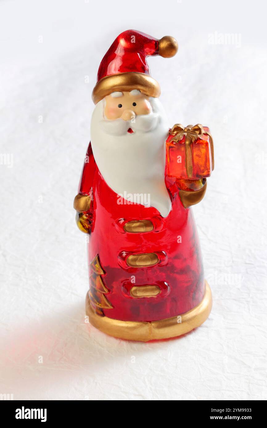 Father Christmas figurine Stock Photo - Alamy