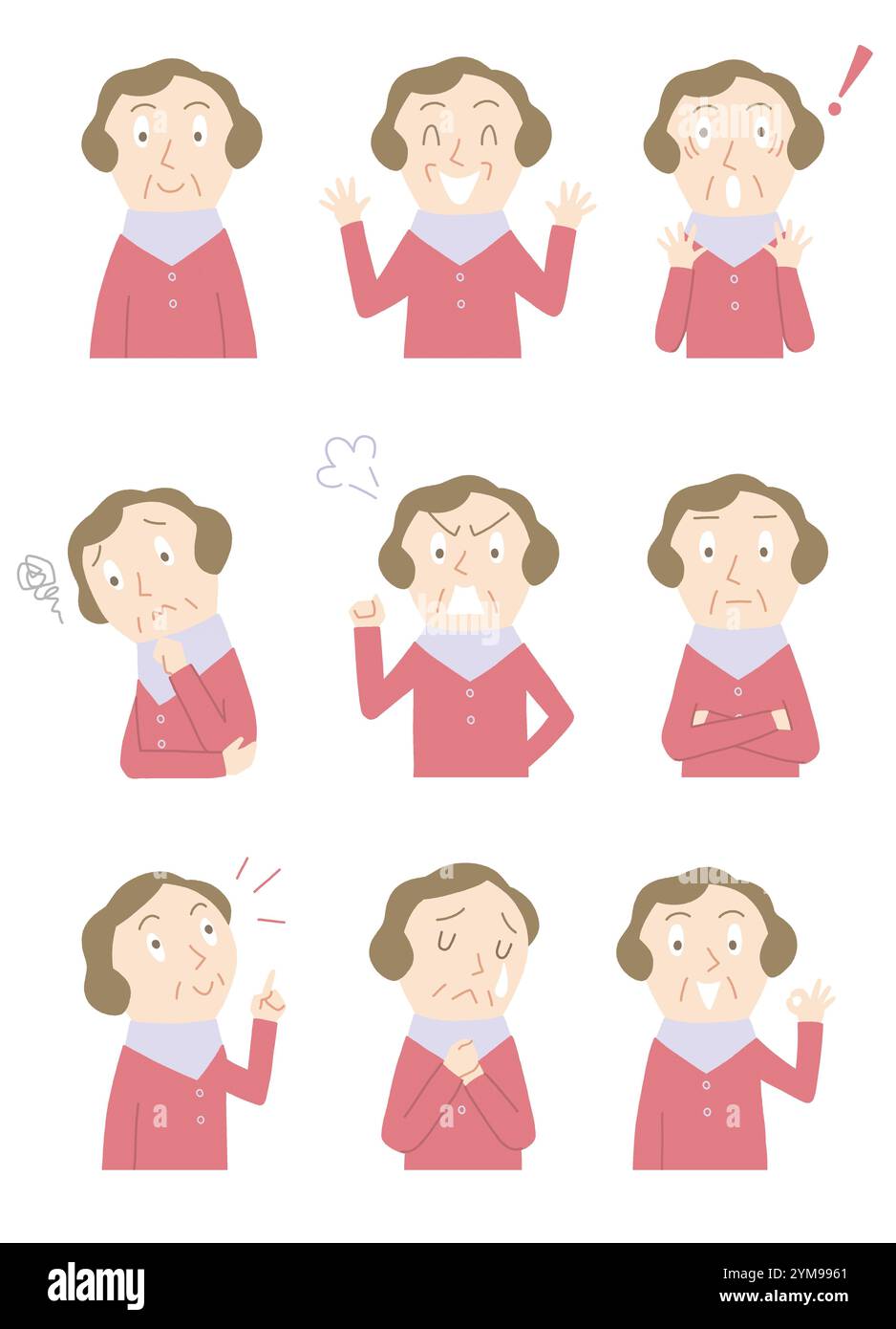 Old expressions Cut Out Stock Images & Pictures - Alamy