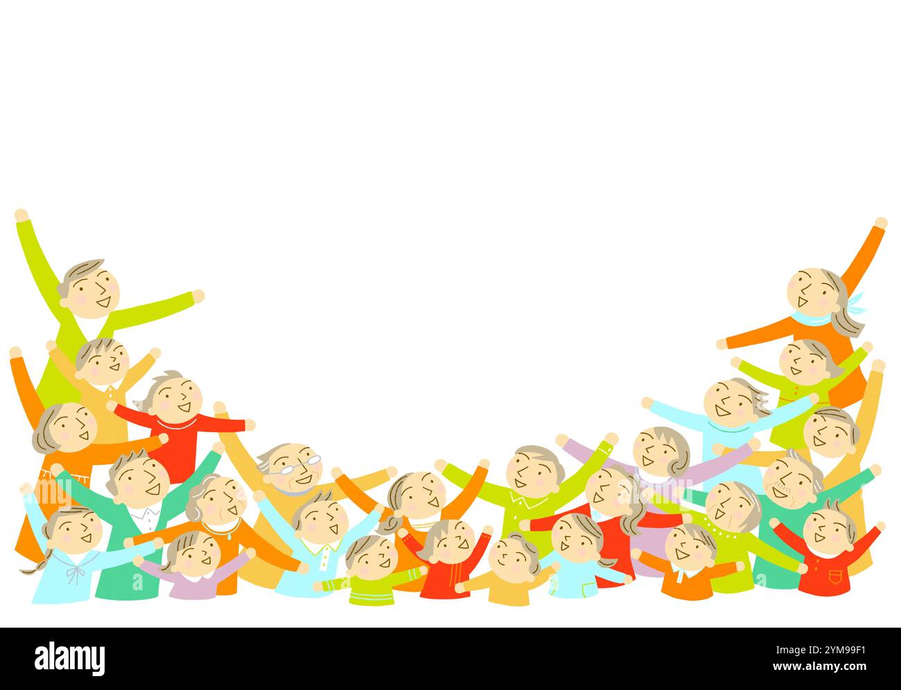 Lots of people paying attention Stock Photo - Alamy