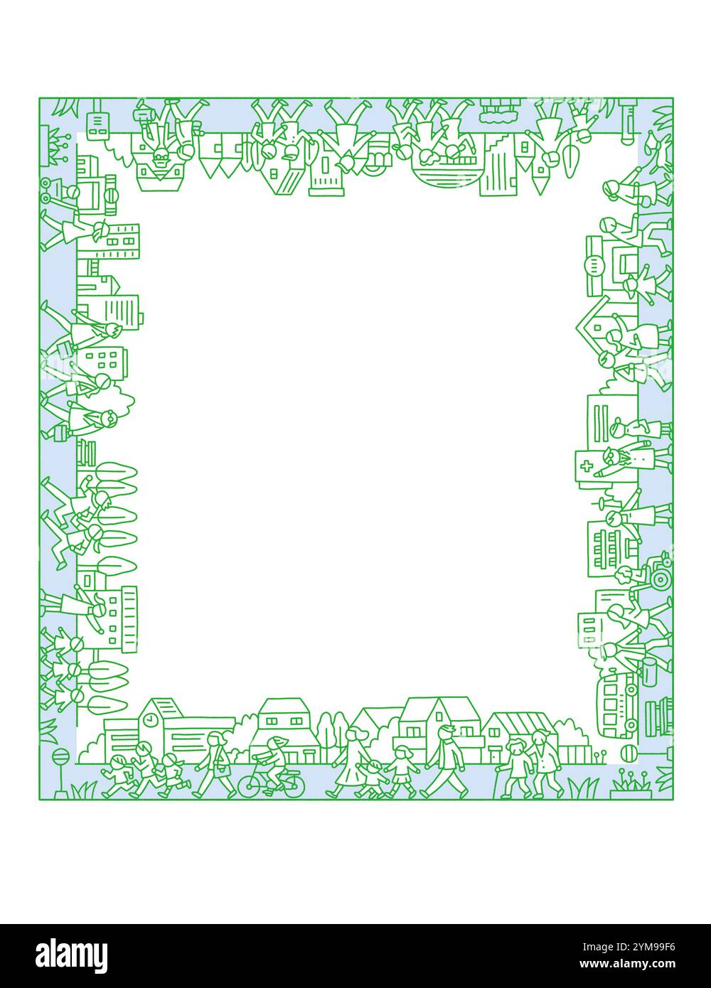 For the people of the town Cut Out Stock Images & Pictures - Alamy