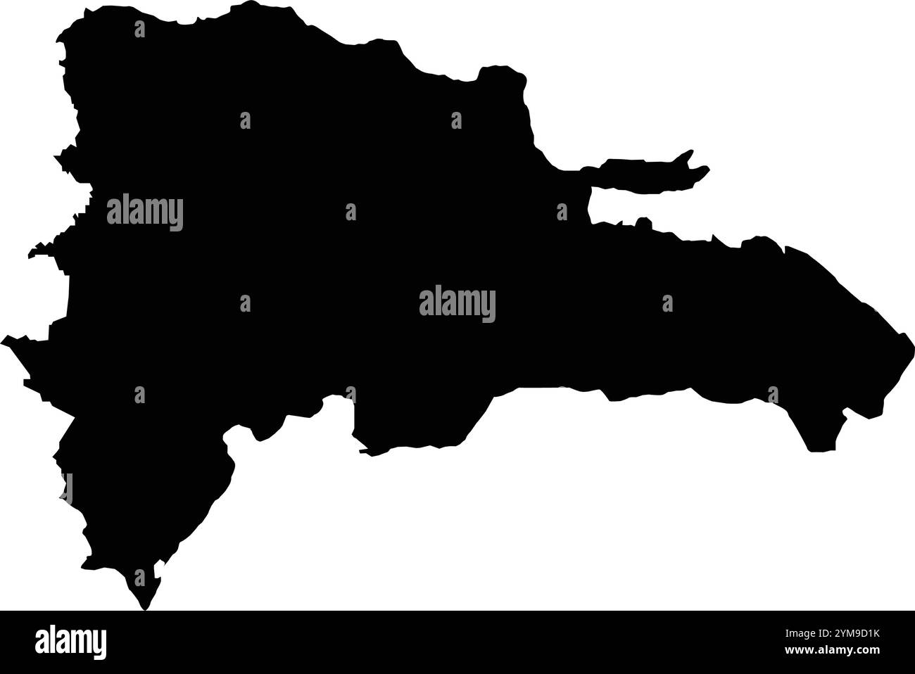 dominican republic map icon illustration design Stock Vector Image ...