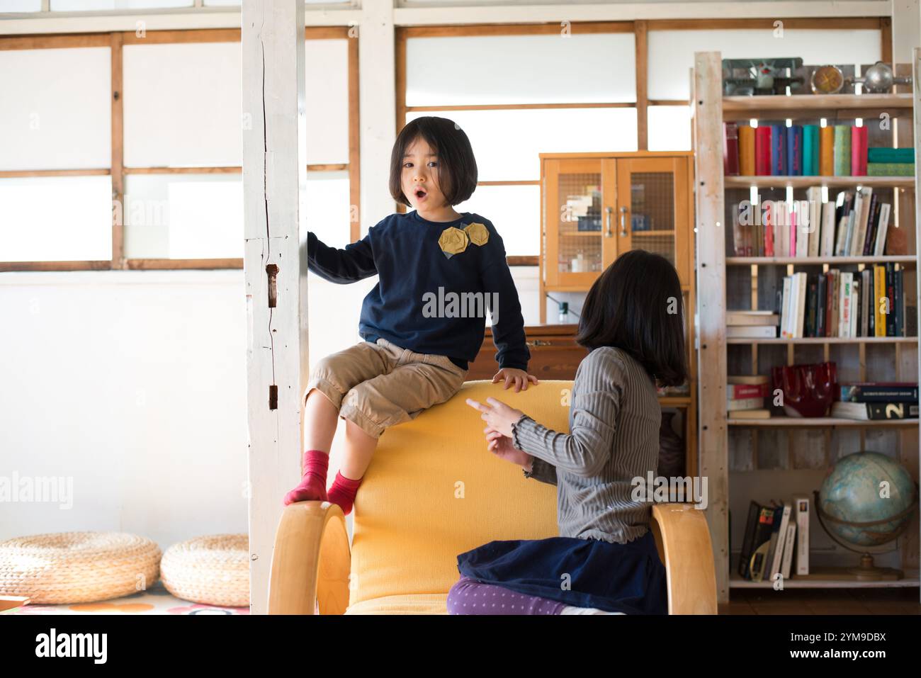 Children playing at home Stock Photo - Alamy