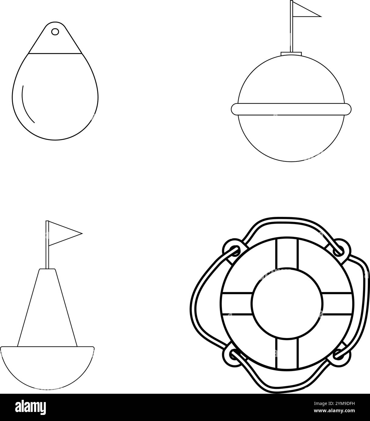 Ship sos icon outline Stock Vector Images - Alamy
