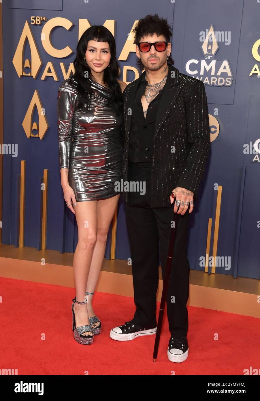 Nashville, USA. 20th Nov, 2024. Kevin "Thrasher" Gruft arriving at the ...