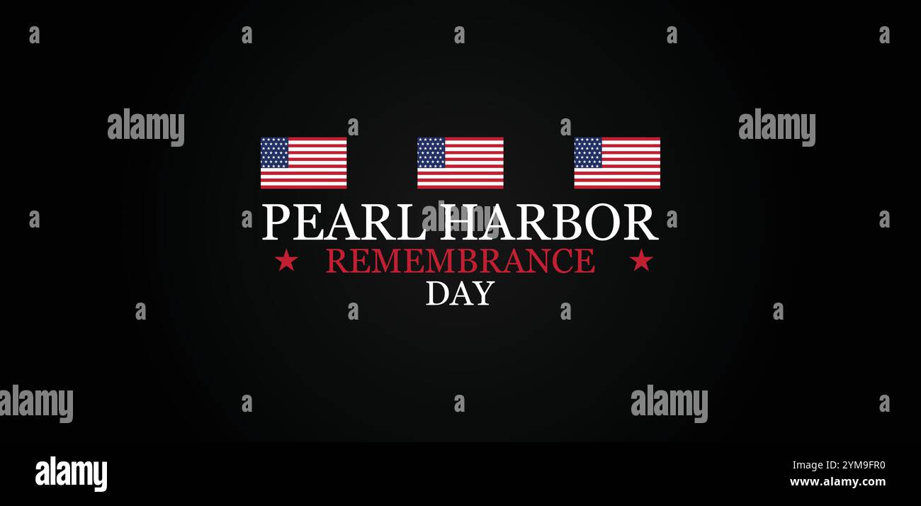 Honoring the Past December 7th and National Pearl Harbor Remembrance Day Stock Vector Image ...