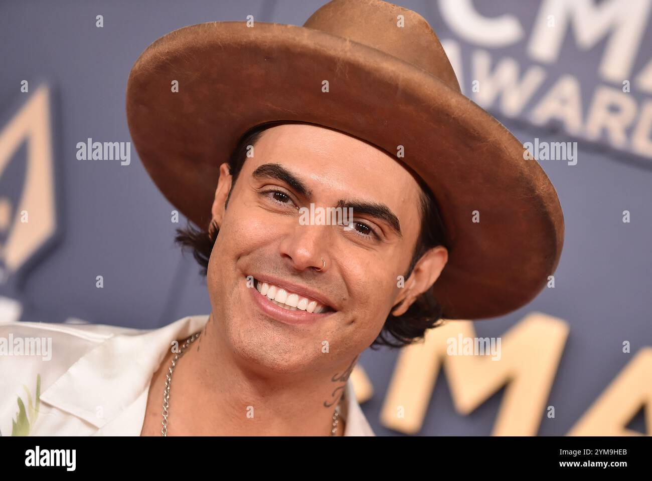 Nashville, USA. 20th Nov, 2024. Niko Moon arriving at the 58th Annual ...