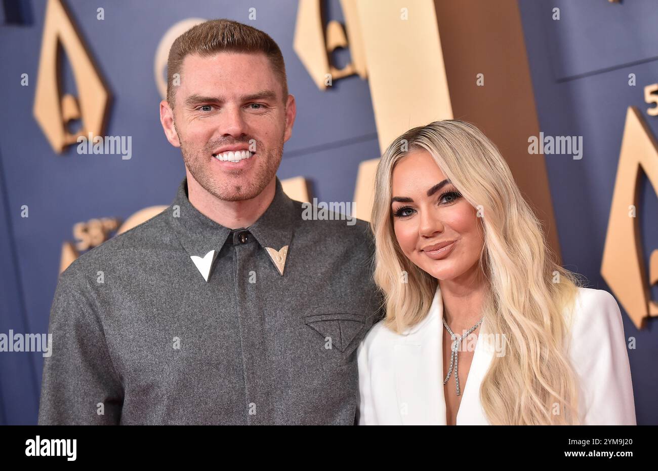 Nashville, USA. 20th Nov, 2024. Freddie Freeman and Chelsea Freeman ...