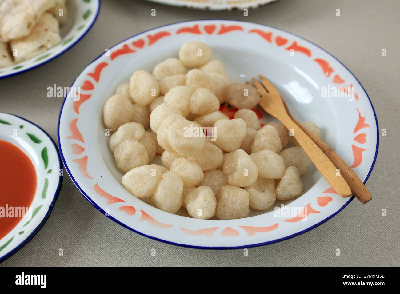 Fried Cimol Homemade Chewy Tapioca Balls Stock Photo - Alamy