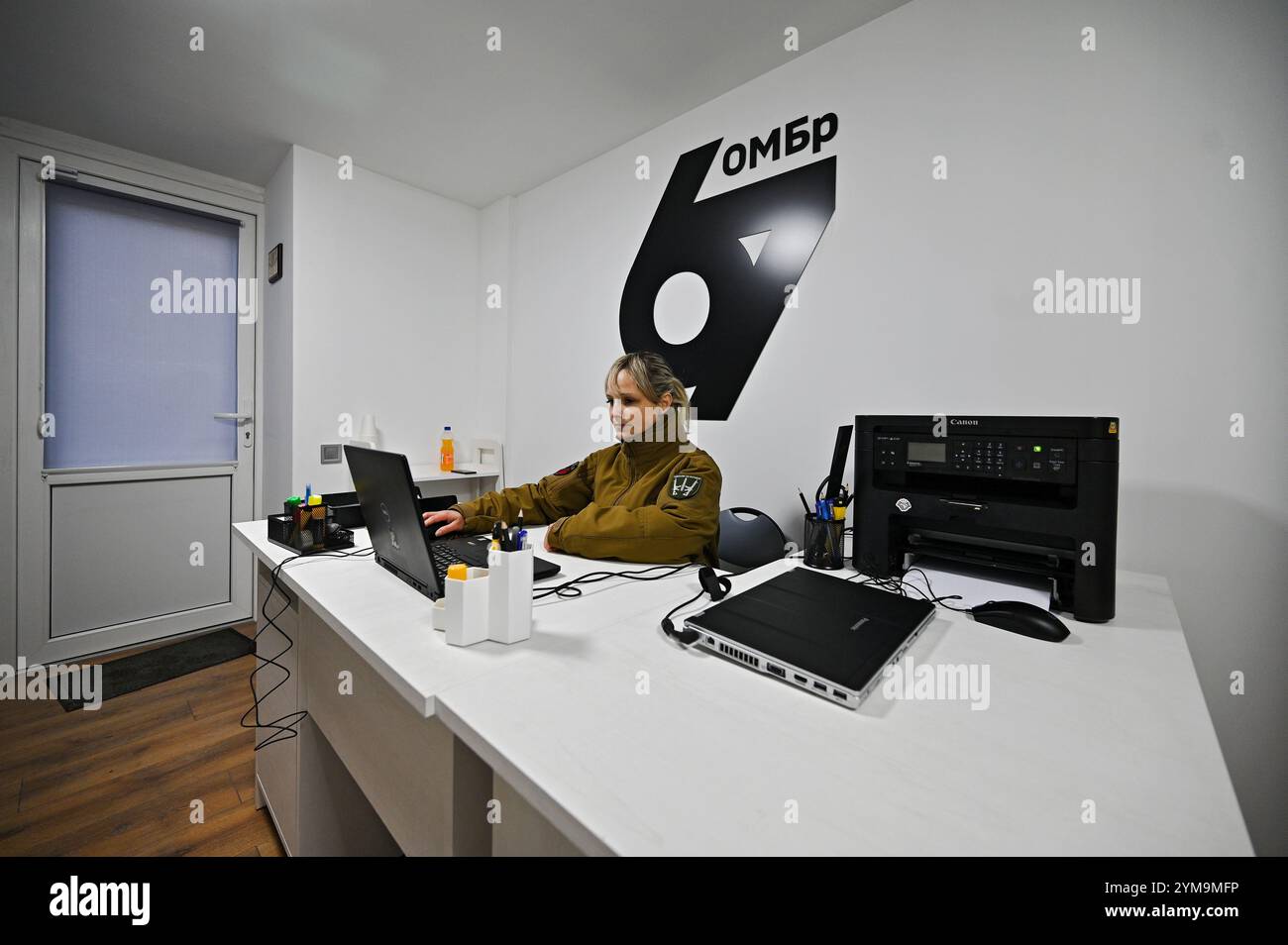 Non Exclusive: LVIV, UKRAINE - NOVEMBER 15, 2024 - An employee works at ...
