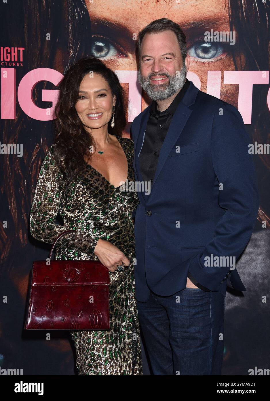 Hollywood, USA. 20th Nov, 2024. Tia Carrere and Paul Debevec arriving ...