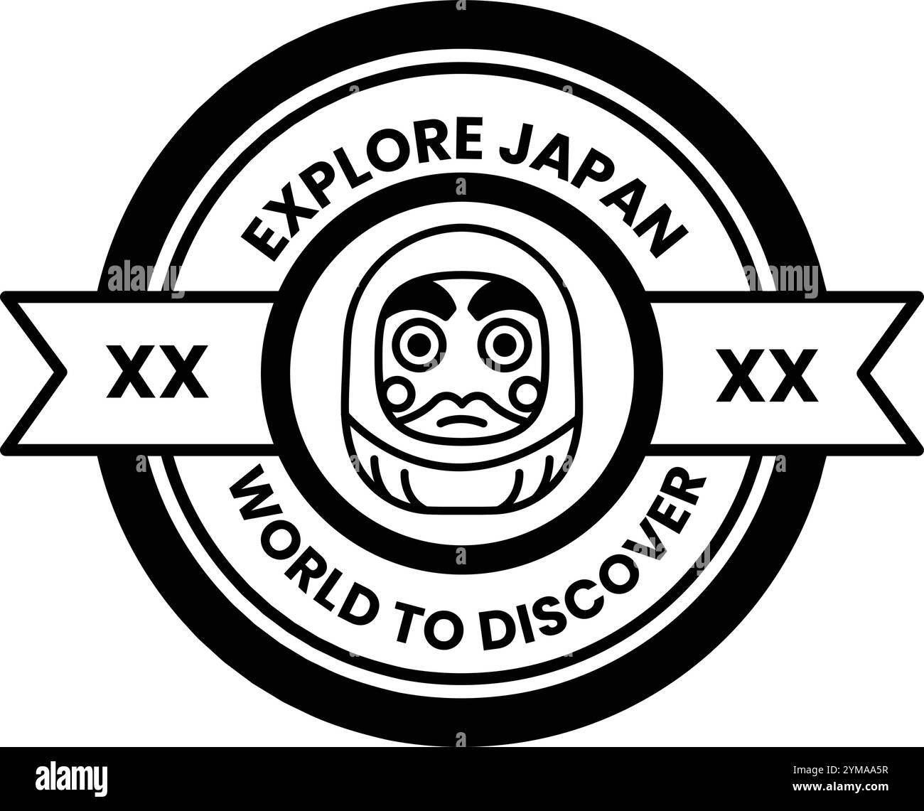 Japan in autumn red Stock Vector Images - Alamy