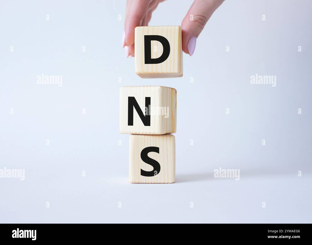 DNS -Domain Name Server - Consumer Price Index symbol. Concept word DNS ...