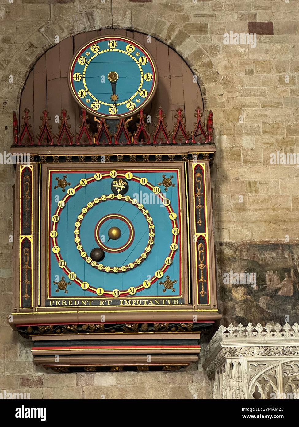 The remarkable and ancient pre-Copernican Clock at Exeter Cathedral ...