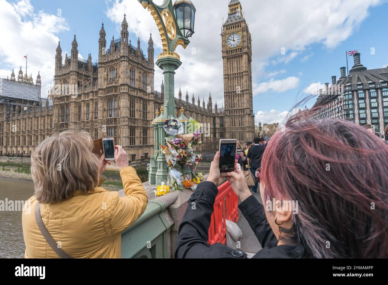 April. Ten Days after the Westminster terror attack, people are still ...