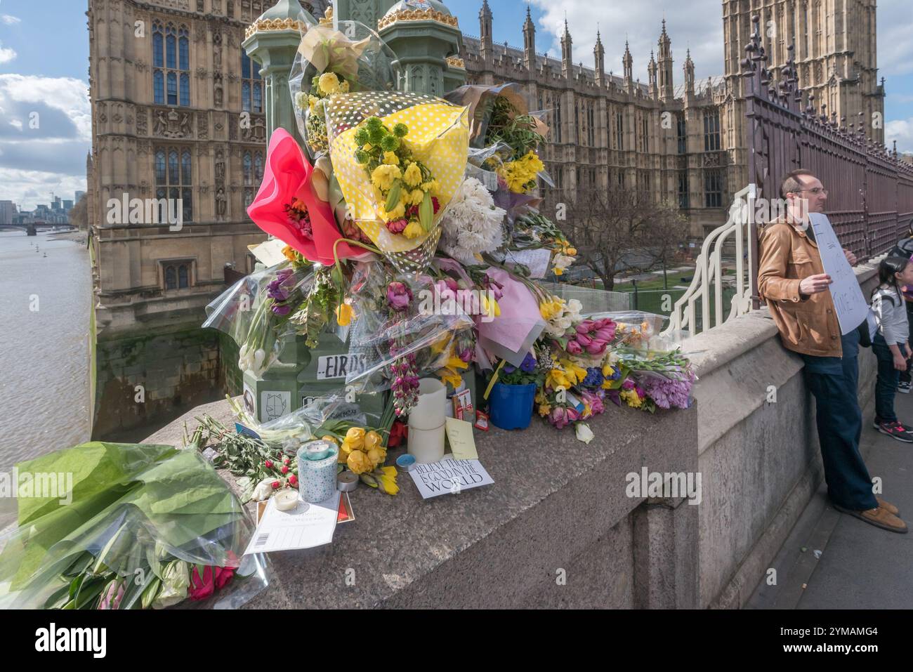 April. Ten Days after the Westminster terror attack, people are still ...